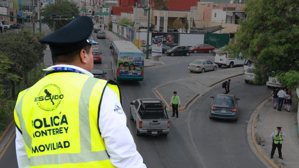 Tránsito De Monterrey Refuerza Operativo De Seguridad Escolar